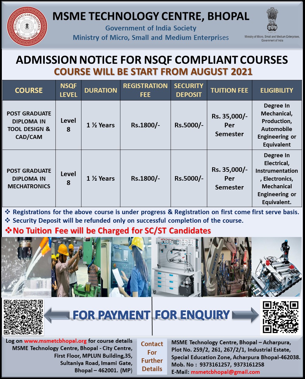 MSME Technology Centre Bhopal